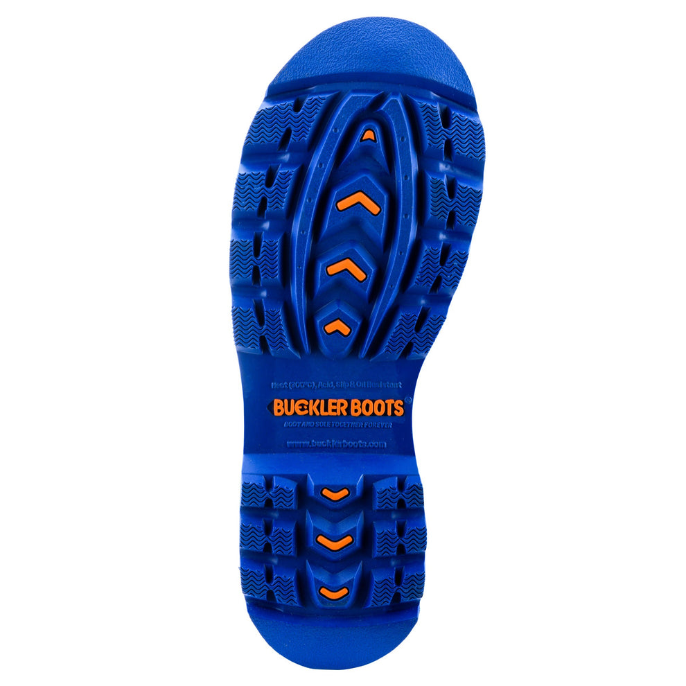 BBZ6000OR Safety Wellington Boot - Orange Blue | Buckbootz